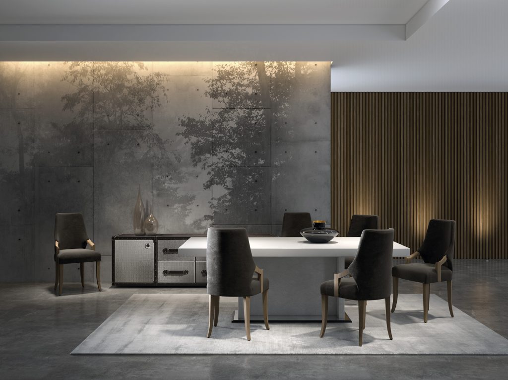 Dining Table - VALENTINA - S1295 - Coleccion Alexandra